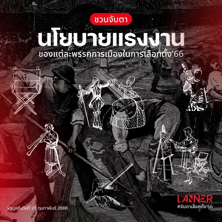LANNER ชวนจับตา “นโยบายแรงงาน” ของแต่ละพรรคการเมืองในการเลือกตั้ง 66 - Lanner