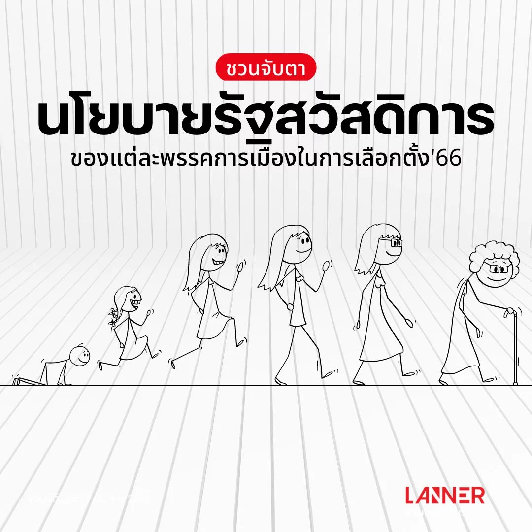 LANNER ชวนจับตา “นโยบายรัฐสวัสดิการ” ของแต่ละพรรคการเมืองในการเลือกตั้ง’66 - Lanner